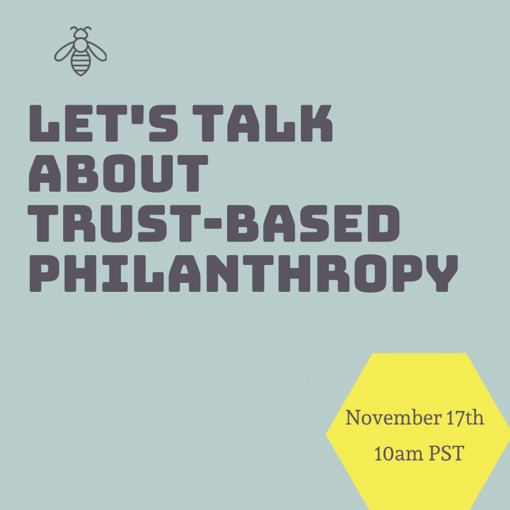 Let’s Talk about Trust-Based Philanthropy | NSOF